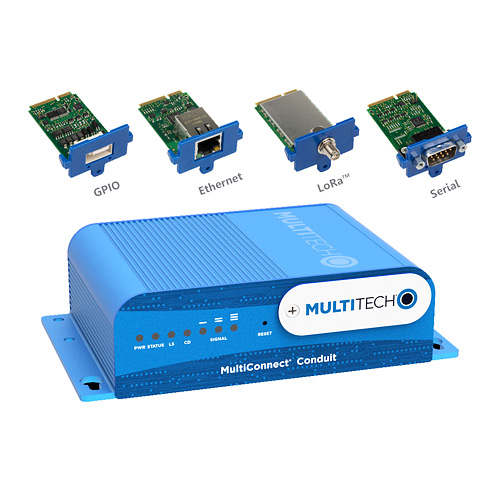 Station de Base LoRa IP67 Conduit de MultiTech - DataPrint